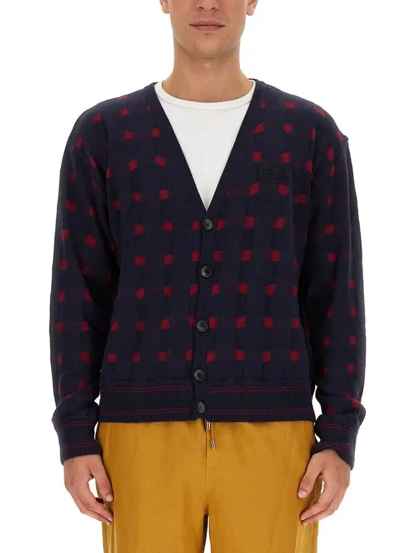 Etro Regular Fit V-neck Cardigan