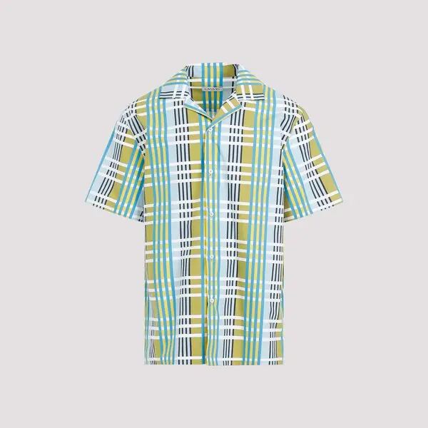 LANVIN Checked Cotton Shirt - Multicolour
