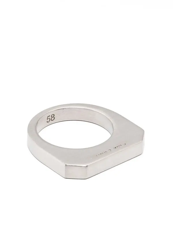 Rick Owens Beveled Brass Ring