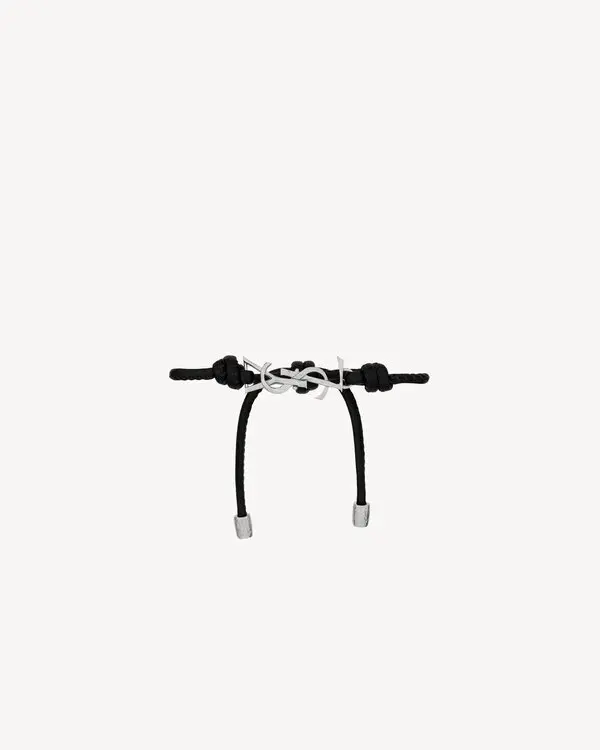 Saint Laurent Andsl Mini Bracelet - Black