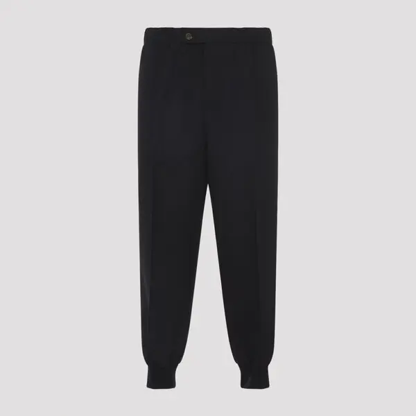 LANVIN Drwastrings Trousers - Black