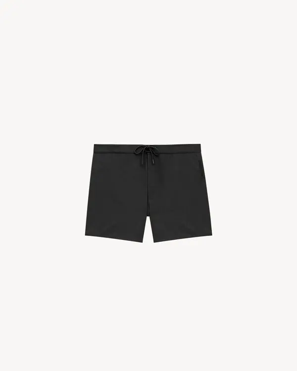 Saint Laurent Polyamide Swim Shorts - Black