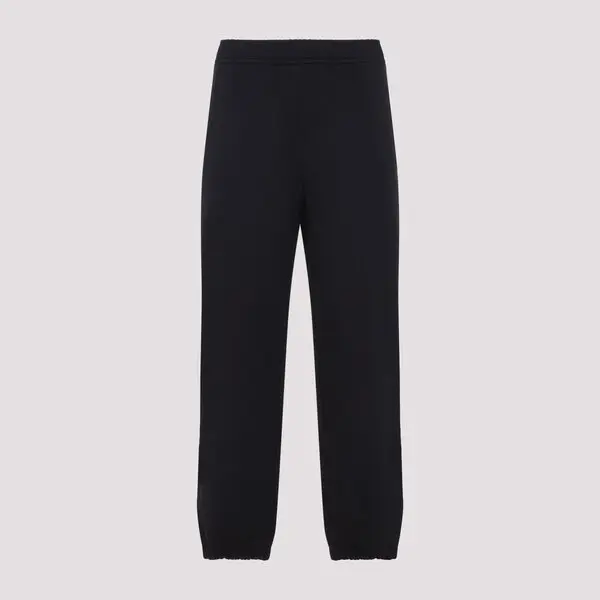 LANVIN Logo-appliqué Track - Black