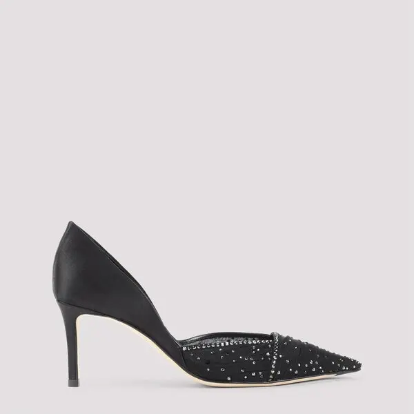 Giorgio Armani Satin Stiletto Heel - Black