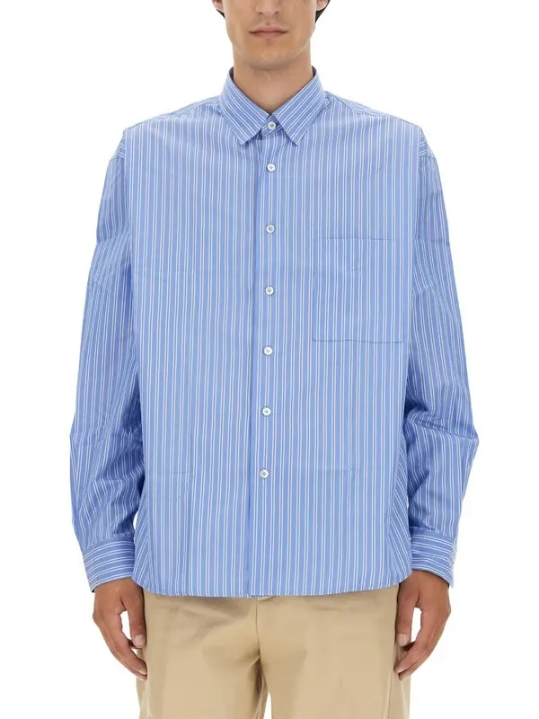 LANVIN Oversize Fit Cotton Poplin Shirt