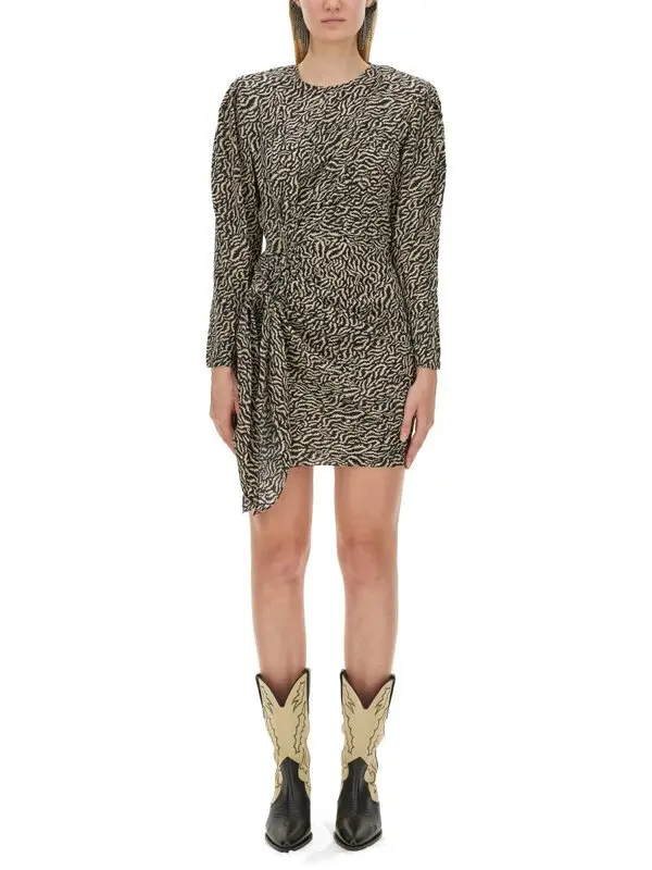 MARANT ETOILE Printed Mini Dress - Multicolour