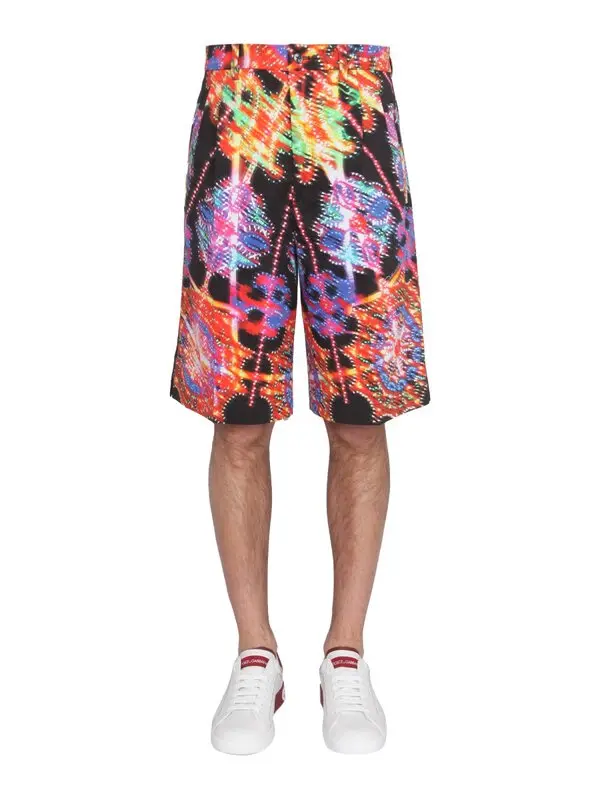 Dolce & Gabbana Printed Bermuda Shorts
