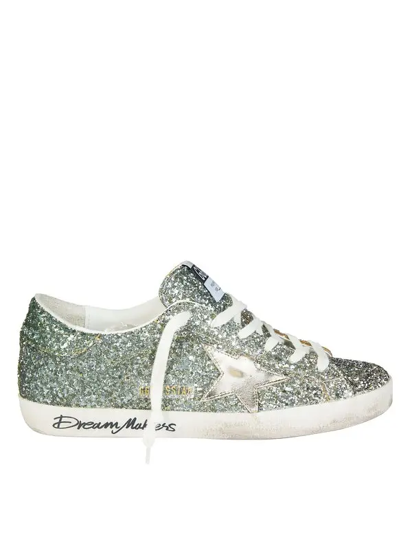 GOLDEN GOOSE Glitter Upper Laminated Sneakers