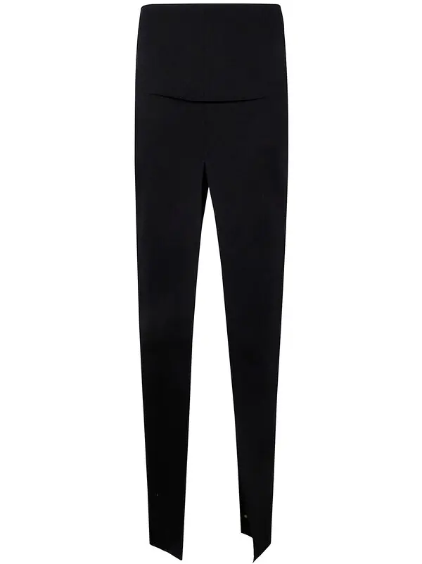 Rick Owens Double-slit Maxi Skirt - Black