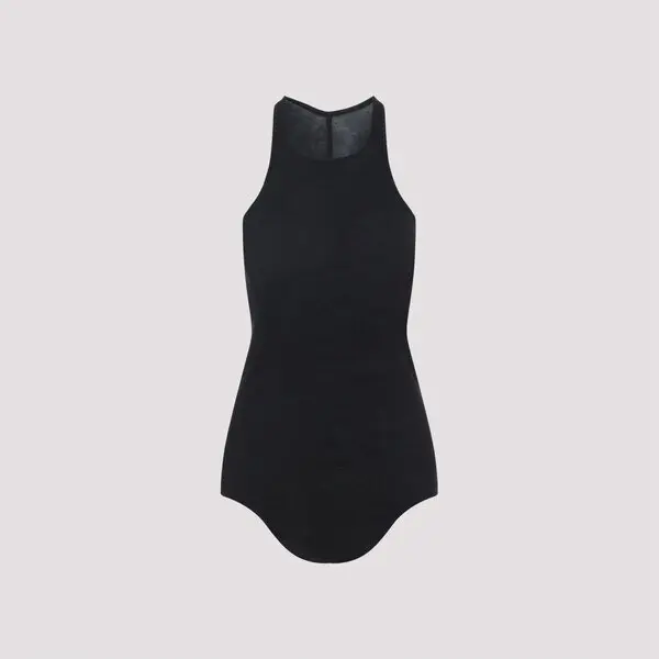 Rick Owens Basic Rib Tank - Black