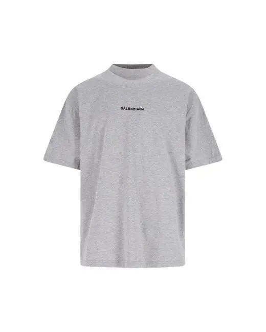 Balenciaga Oversized T-shirt - Heathrgrey