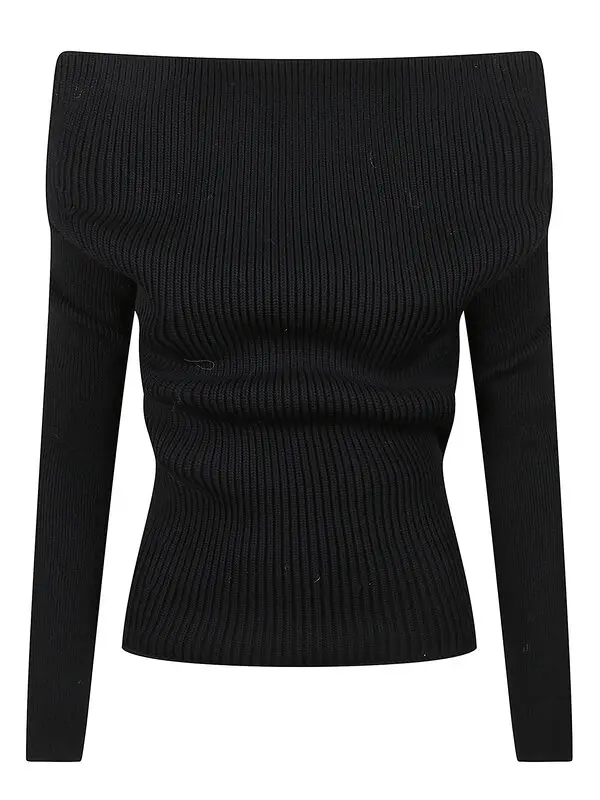 Rick Owens Cropped Wool Sweater