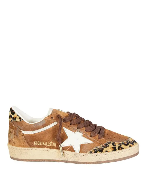GOLDEN GOOSE Ball Star Sneakers - Marrone