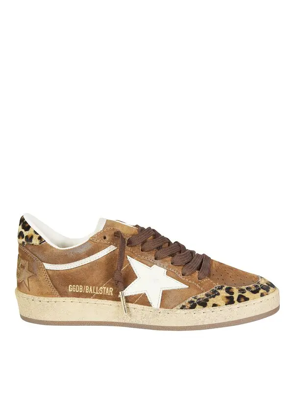 GOLDEN GOOSE Suede Leather Sneakers - Marrone