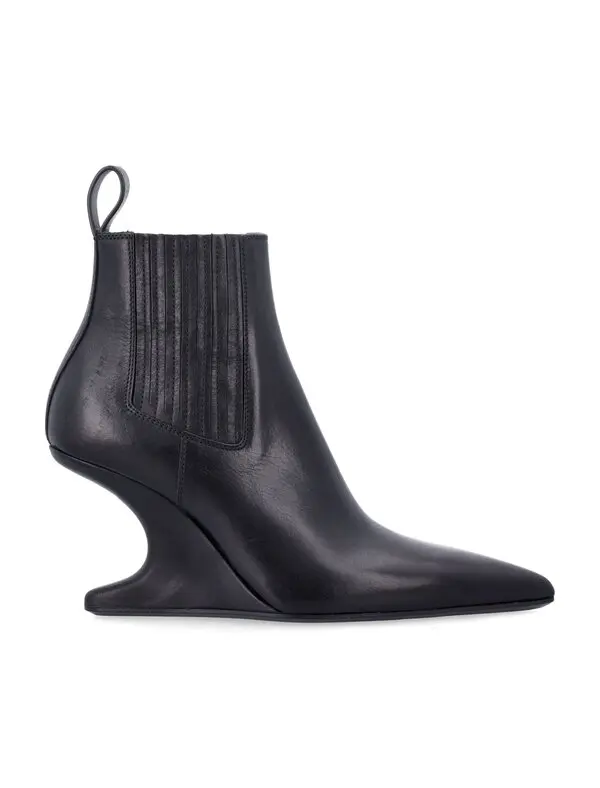 Rick Owens 80mm Sharp Ankle Boots