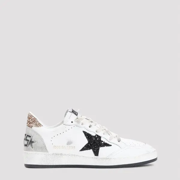 GOLDEN GOOSE Cow Leather Ballstar Sneakers - White