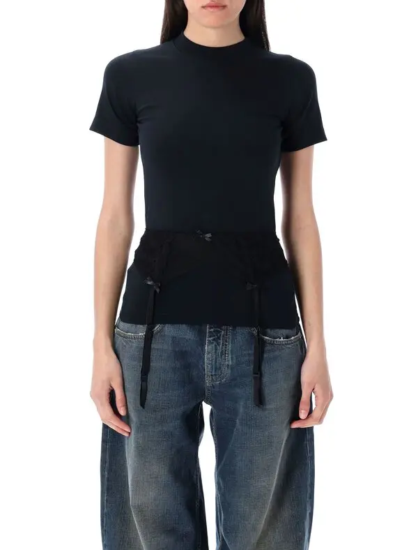 Balenciaga Lingerie T-shirt - Black