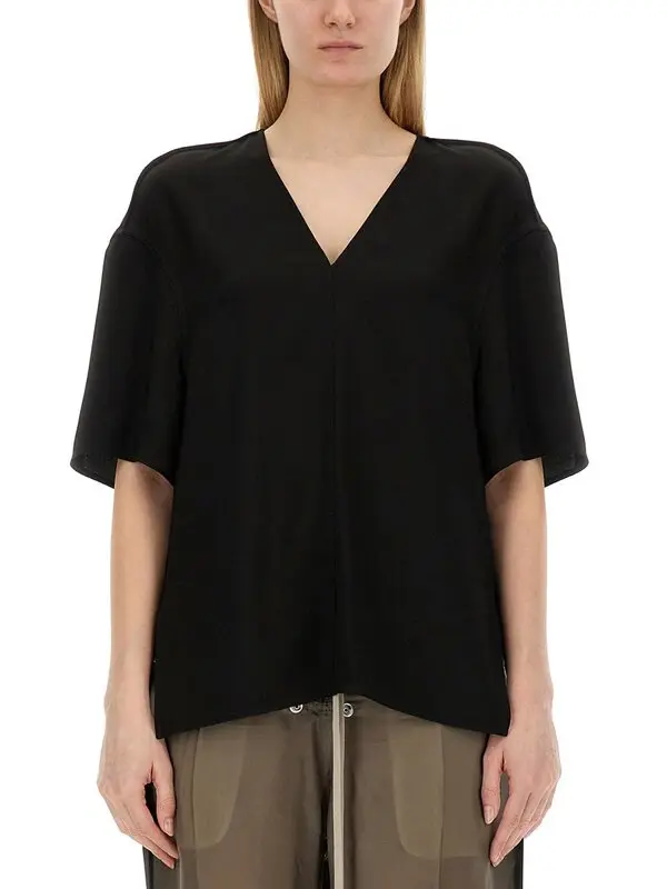 Rick Owens V-neck T-shirt