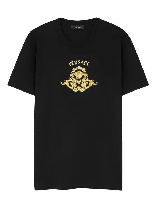 Versace Hall Of Heroes Graphic T-shirt - Black