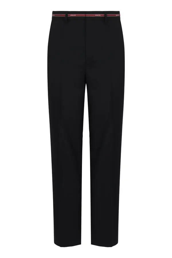 Gucci Selvedge Detail Wool Trousers