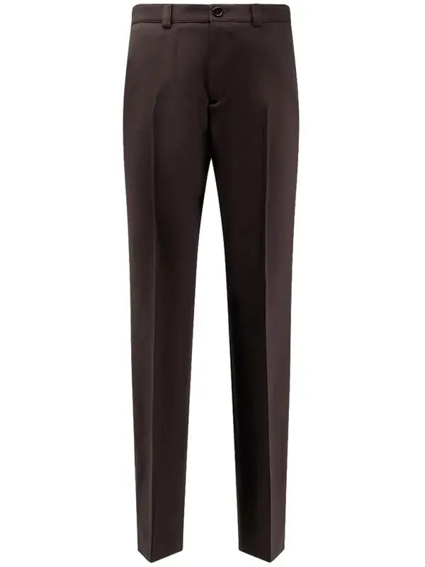 Gucci Gabardine Wool Trousers - Black