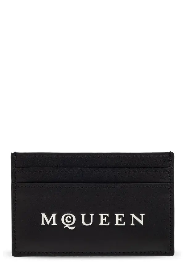 Alexander McQueen Logo-print Cardholder - Black