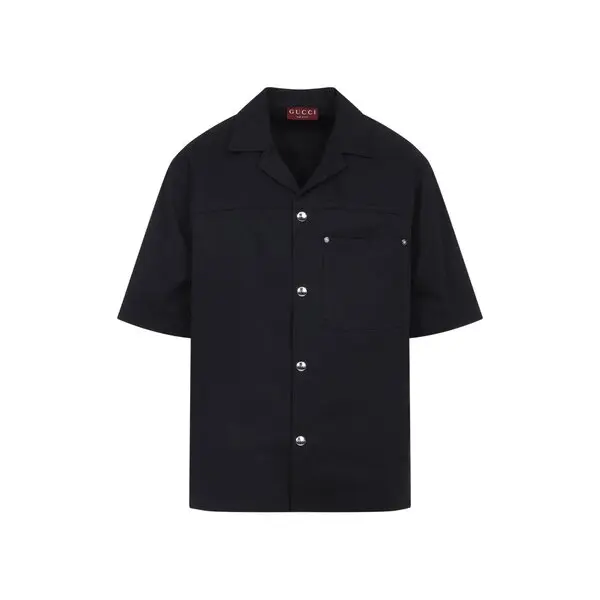 Gucci Gg Jacquard Cotton Shirt