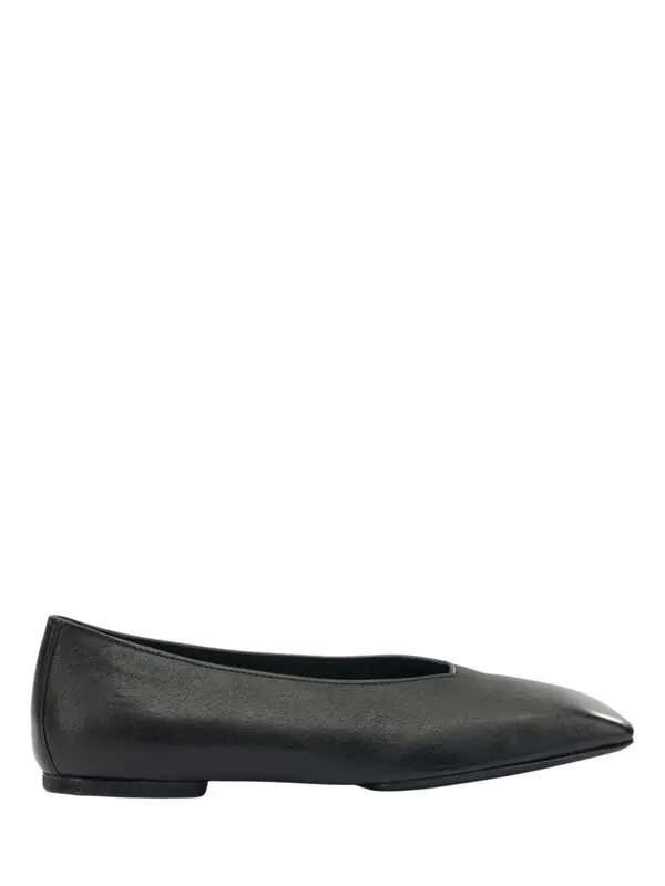 Rick Owens Leather Ballet Flats