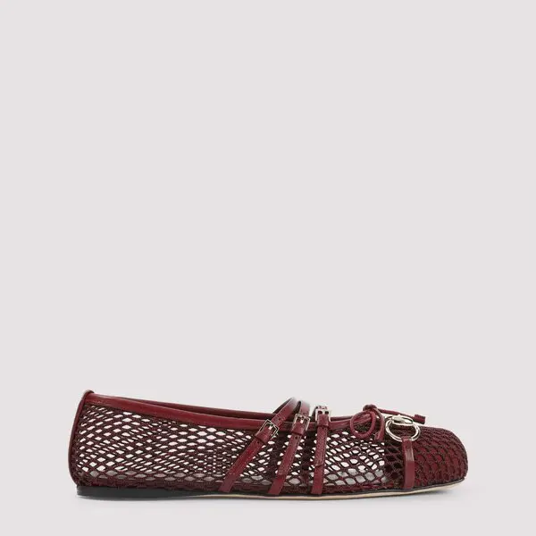 Gucci Horsebit Ballet Flats - Red