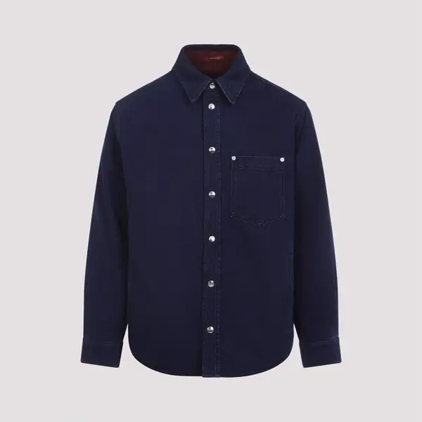 Gucci Reversible Denim Flannel Shirt