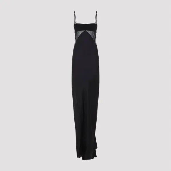 Rick Owens Combo Slip Gown Long Dress
