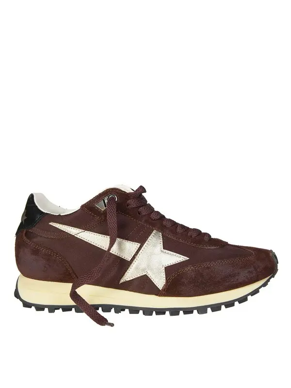 GOLDEN GOOSE Marathon Sneakers - Marrone