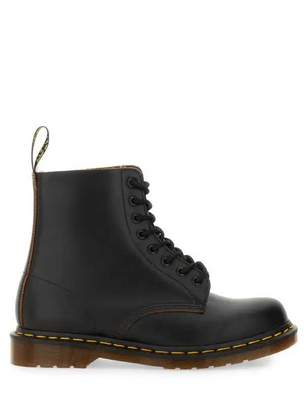 Dr. Martens 1460 Vintage Made In England Lace Up Boots - Black