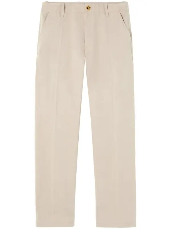 Versace Nautical Logo Embroidered Pants Ss24 Collection - Sand