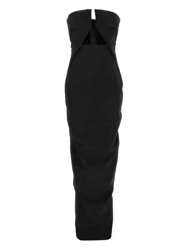 Rick Owens Strapless Cut-out Mini Dress