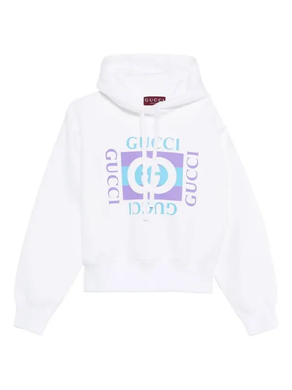 Gucci Cotton Printed Sweatshirt - White