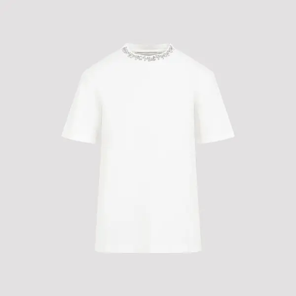 GOLDEN GOOSE Embroidered T-shirt - White