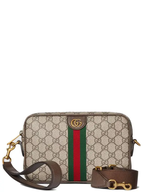 Gucci Mini Gg Monogram Jacket Fabric Bag - Beige