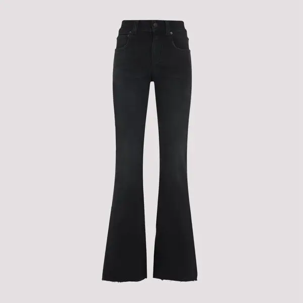 Balenciaga Slim Fit Bootcut Pants - Black