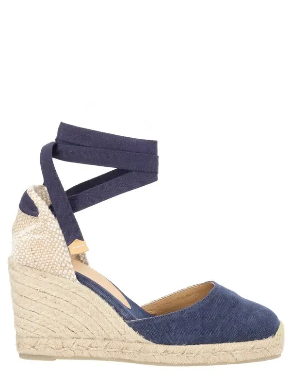 CastaÑer Wedge Espadrille With 7 Cm Heel - Blue