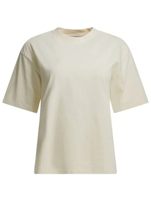 GOLDEN GOOSE Boxy Cotton Jersey T-shirt With Logo Patch