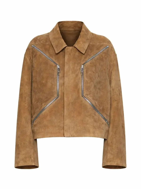 Rick Owens Calf Leather Heizer Jacket
