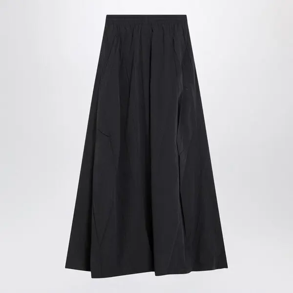Balenciaga Maxi Logo Skirt - Black