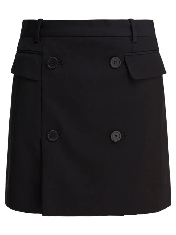 Balenciaga Decorative-buttons Mini Skirt