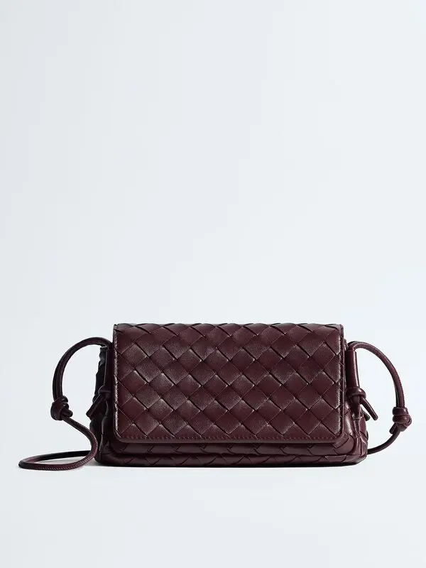 Bottega Veneta Woven Leather Mini Bag - Red
