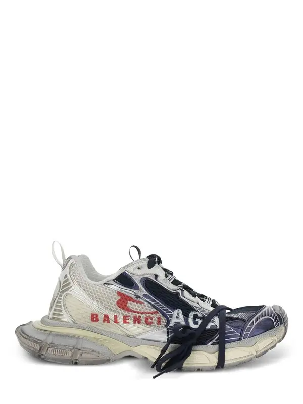 Balenciaga 3xl Split Logo Sneakers - White