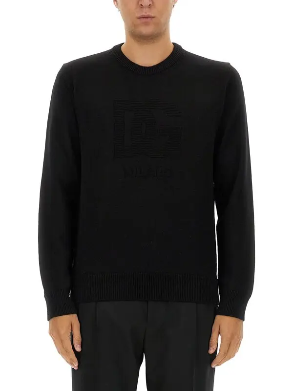 Dolce & Gabbana Wool Crew Neck Sweater