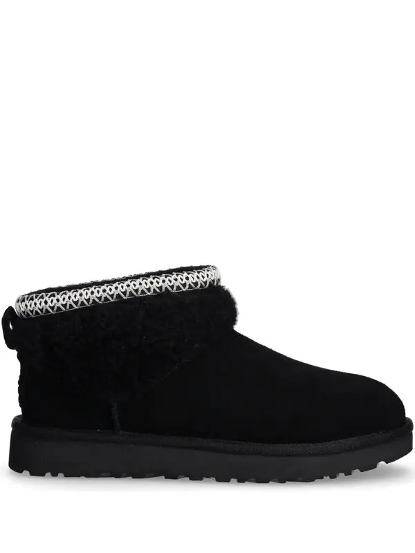 UGG Mini Braided Eco-friendly Sheepskin Shaft Boots