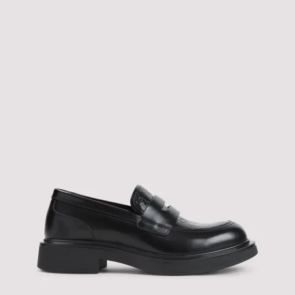 Gucci Enki Calf Leather Loafers