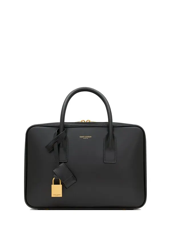 Saint Laurent Smooth Leather Satchel